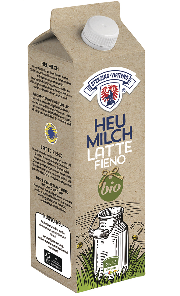 Sterzinger Frischmilch Bio Heumilch 3,5% - 1l